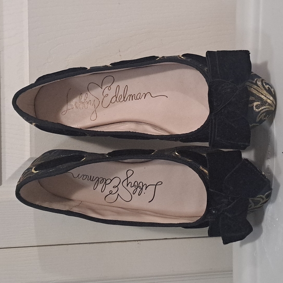 libby. edelman | Shoes | Libby Edelman Nylon Blue Metallic Gold Casey ...